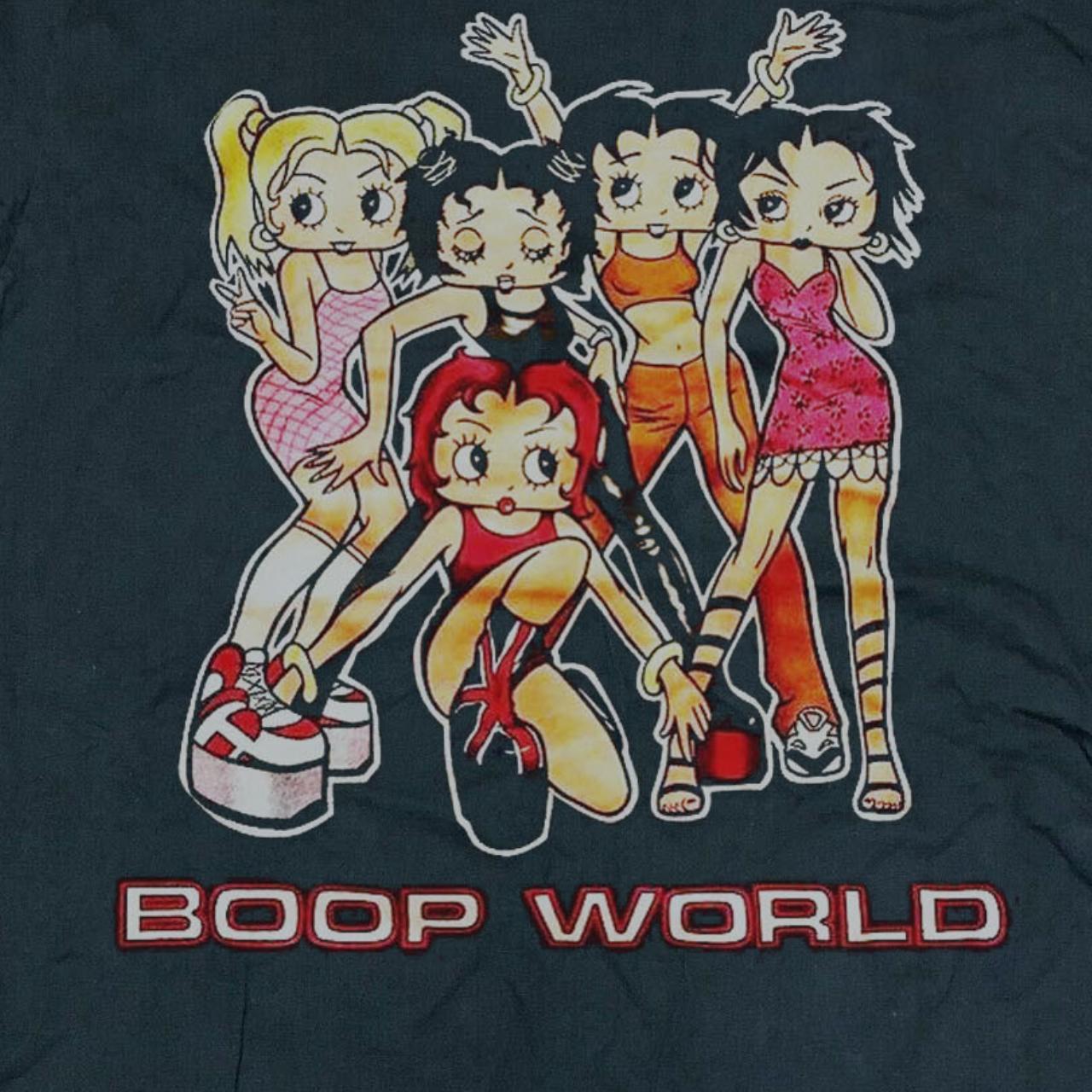 betty boop world T-Shirt heavy cotton (5.3 oz/yd²... - Depop