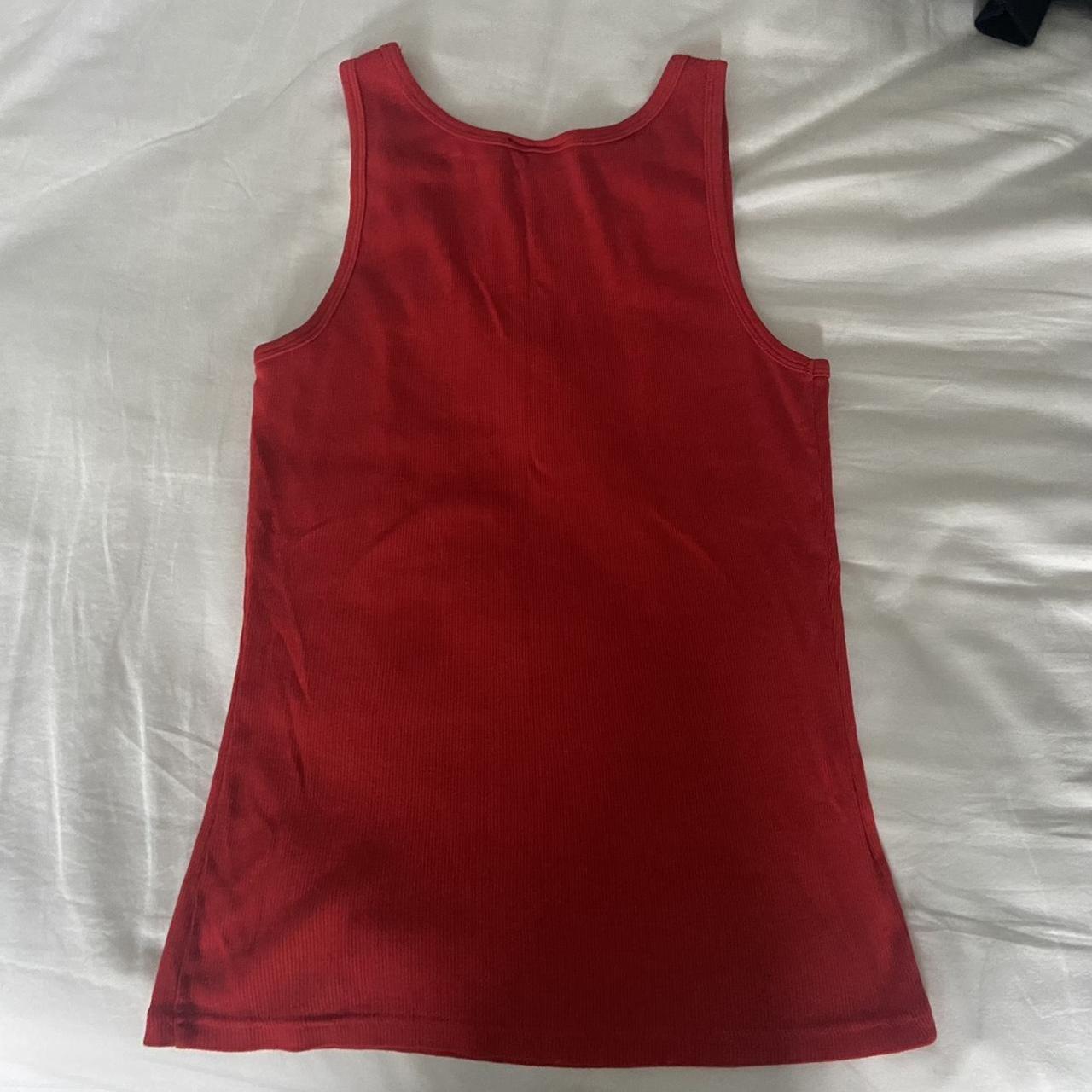 Papaya Women's Red and Burgundy Vests-tanks-camis | Depop