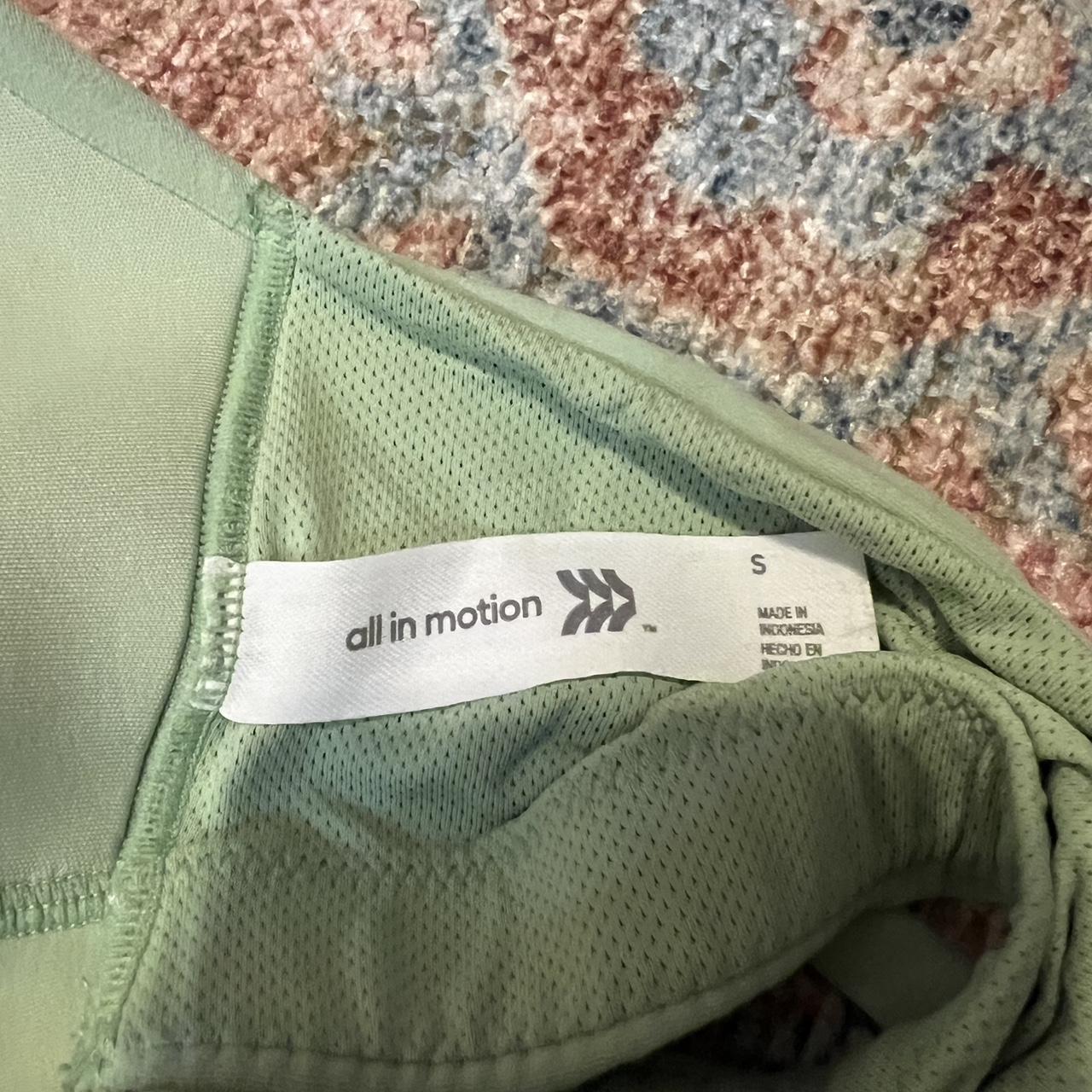 Target ALL IN MOTION sports bra light green (very... - Depop