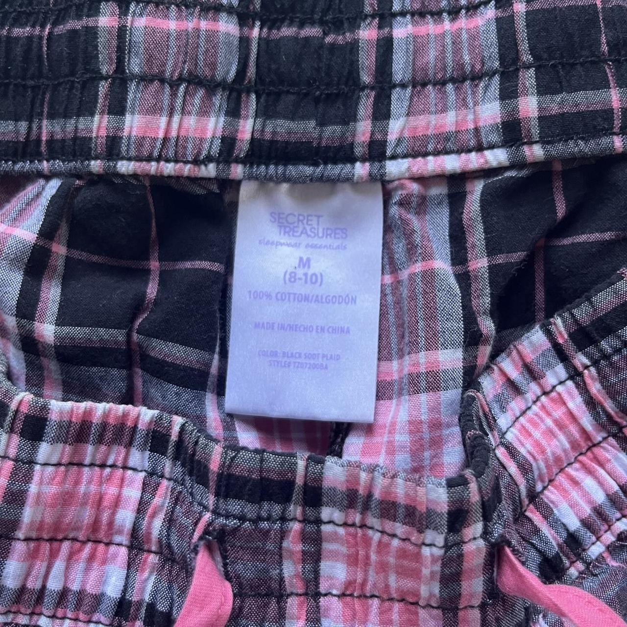 Black and pink plaid boxer shorts Super emo trashy... - Depop