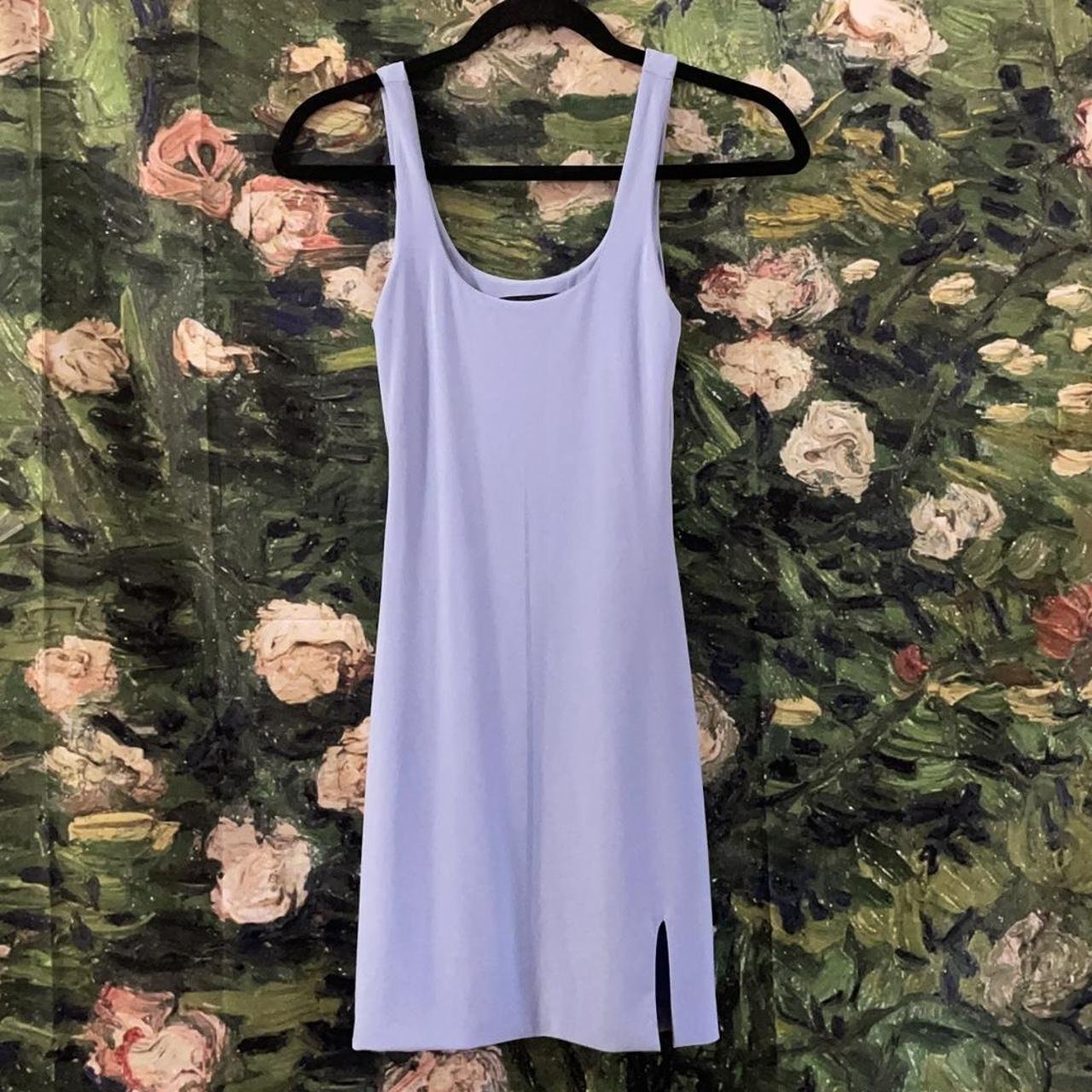 AYM Studio Dress / Paxton Mini Dress in Baby Blue... - Depop