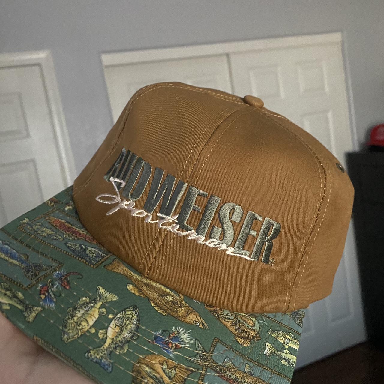 Sportsman Budweiser SnapBack never worn - Depop