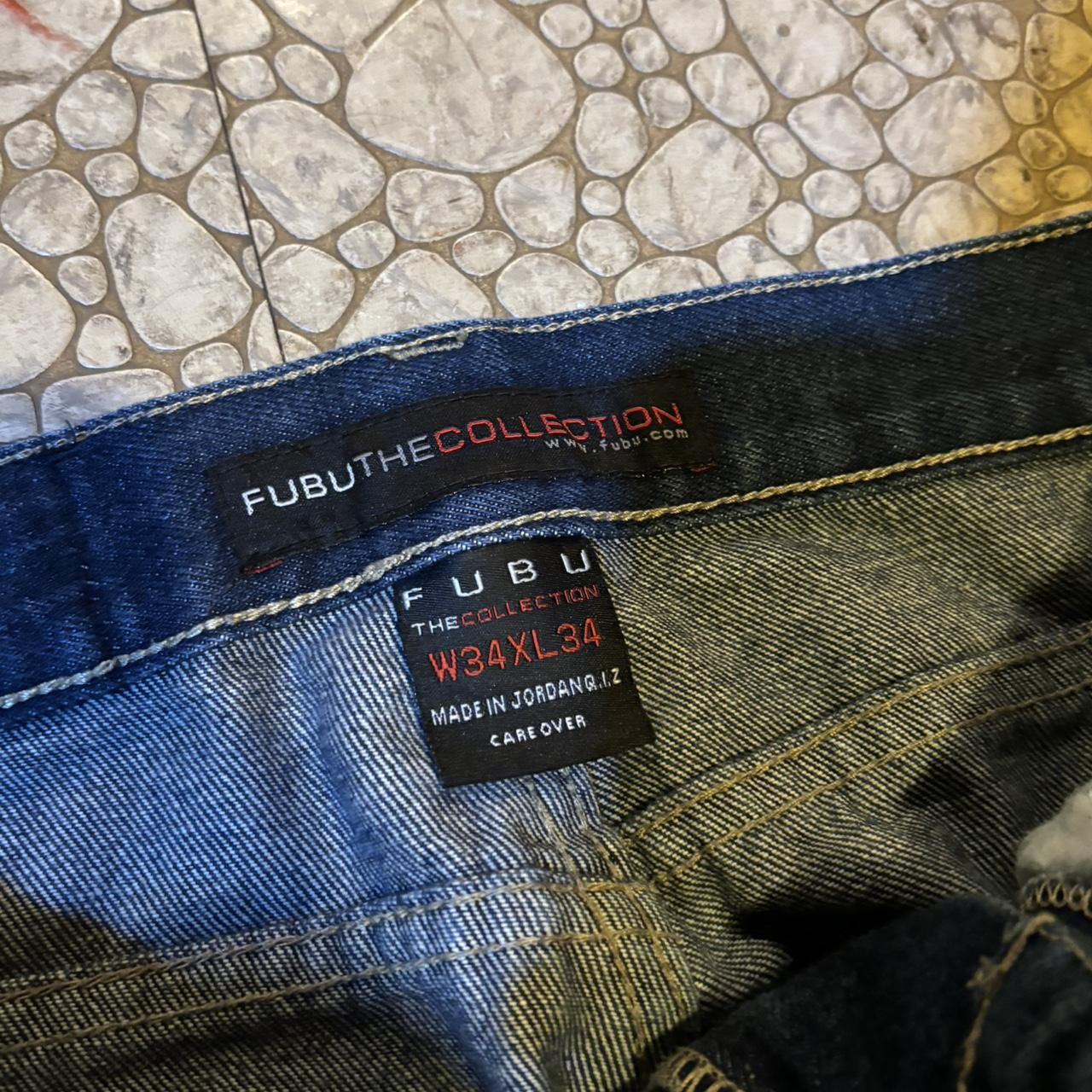 90s Baggy Fubu Jeans - Depop