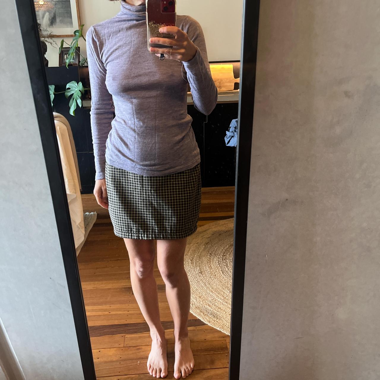 Glassons size 10 purple merino skivvy. Small hole in... - Depop