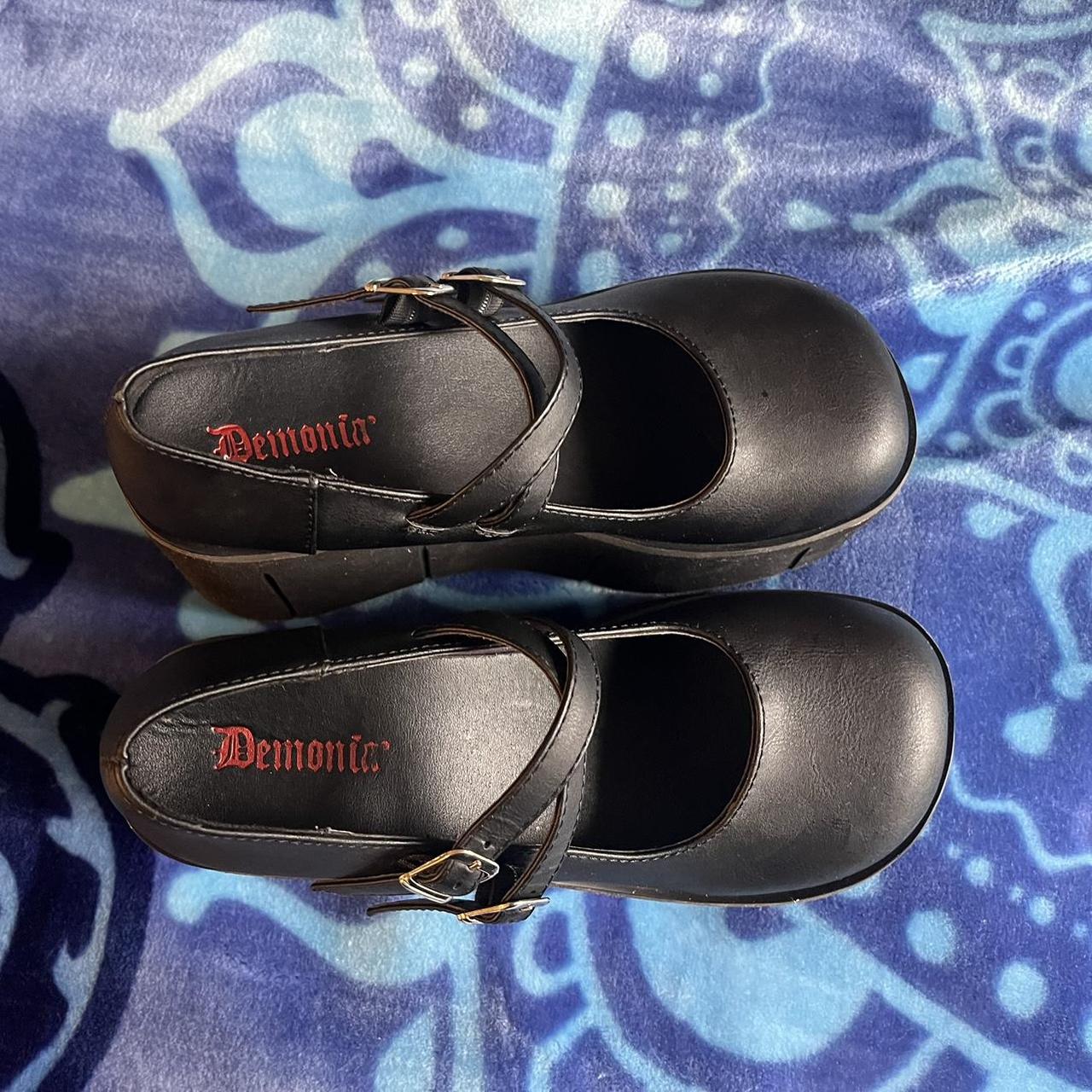 platform mary jane demonias 🎀 worn once, i stored... - Depop