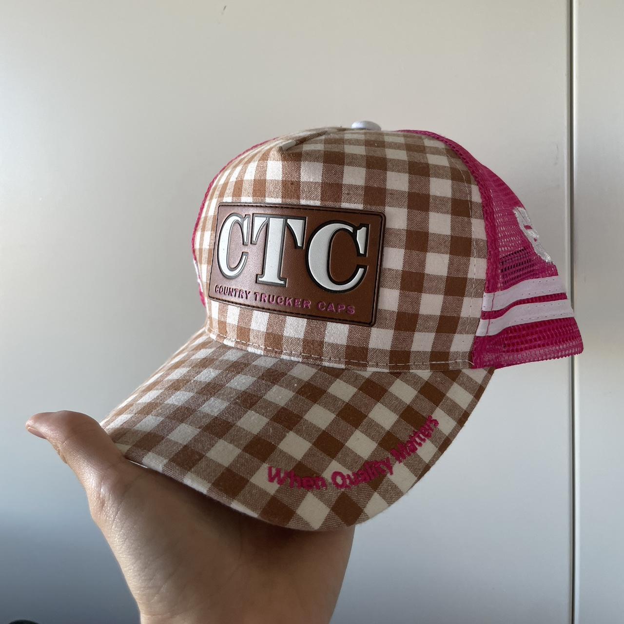 CTC gingham country cap, worn twice. open to... - Depop