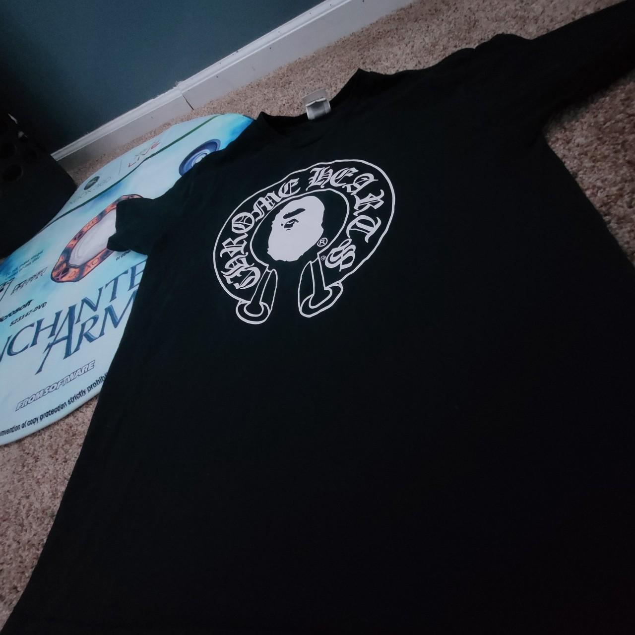 Bape x chrome hearts tee NO PAYPAL‼️‼️ Trust bro... - Depop