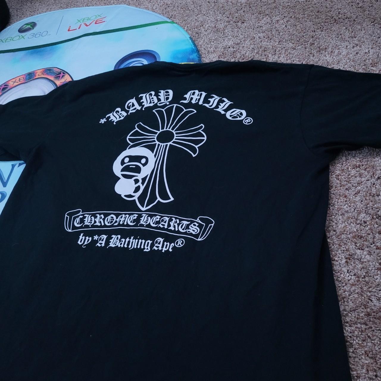 Bape x chrome hearts tee NO PAYPAL‼️‼️ Trust bro... - Depop