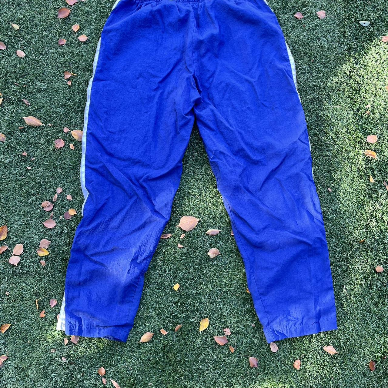 Vintage 90s Nike Tear Away Track Pants Size... - Depop