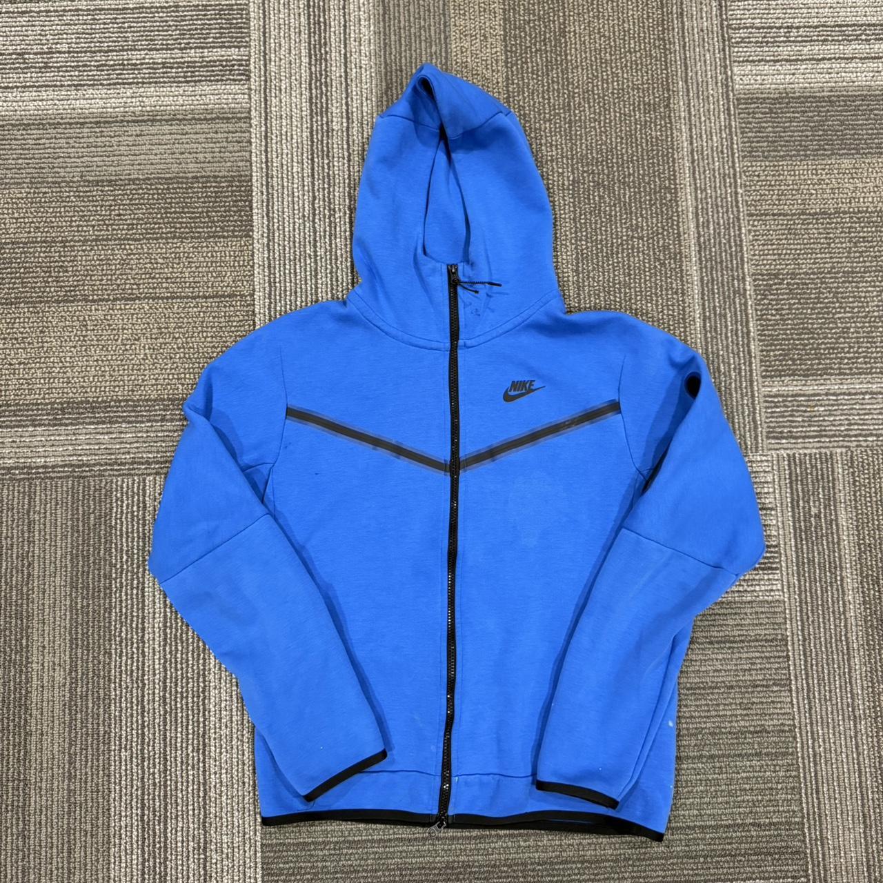 Light Blue Nike Tech Size S Small bleach stain but... - Depop