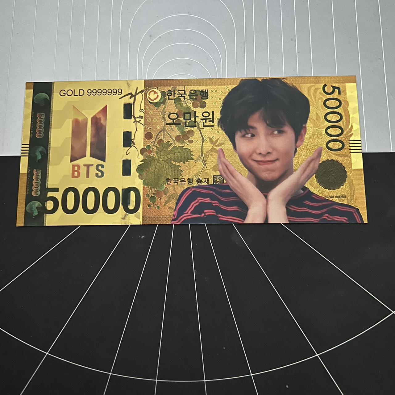 BTS collectible RM bank note.#bts #rm - Depop