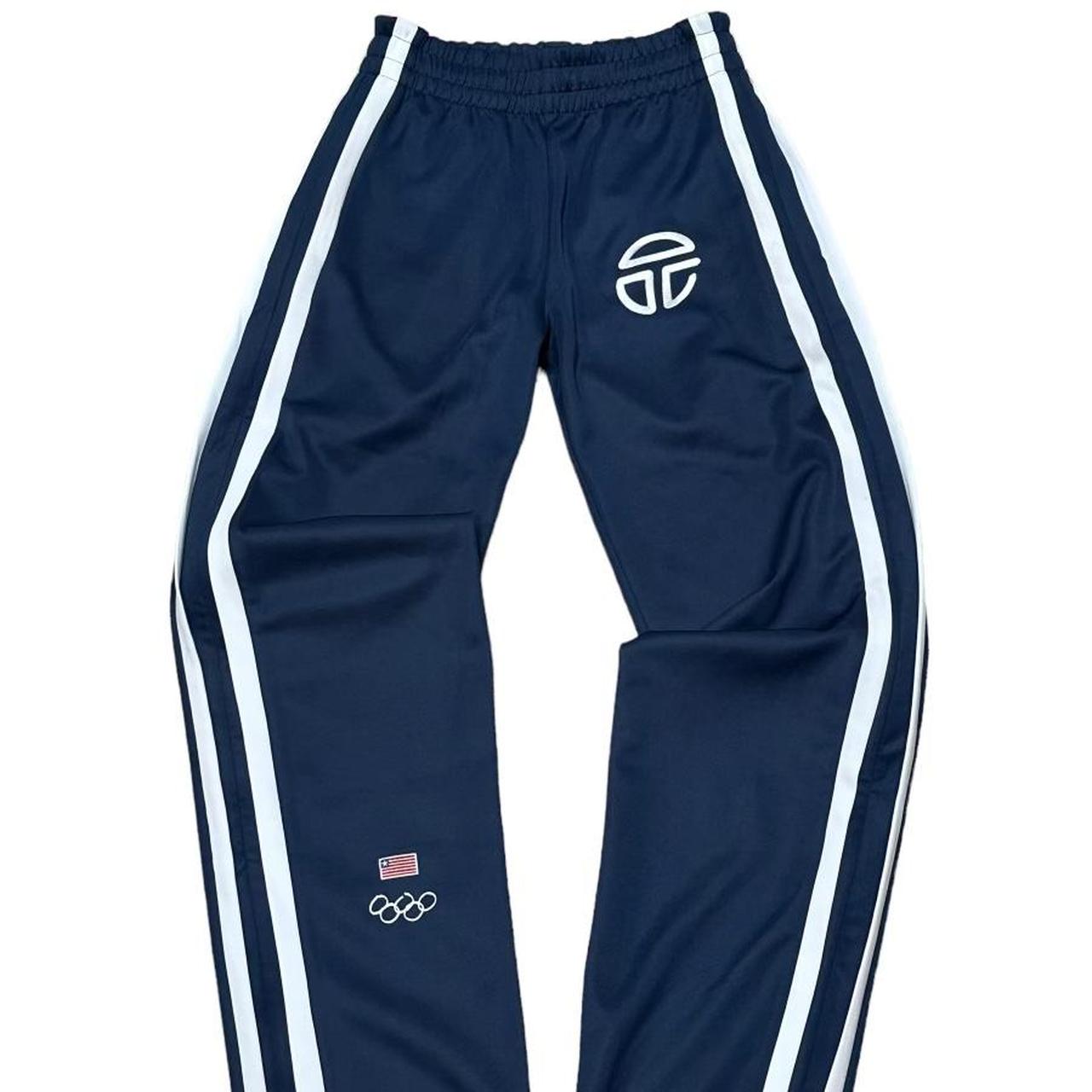 navy telfar track pants no flaws i love these... - Depop