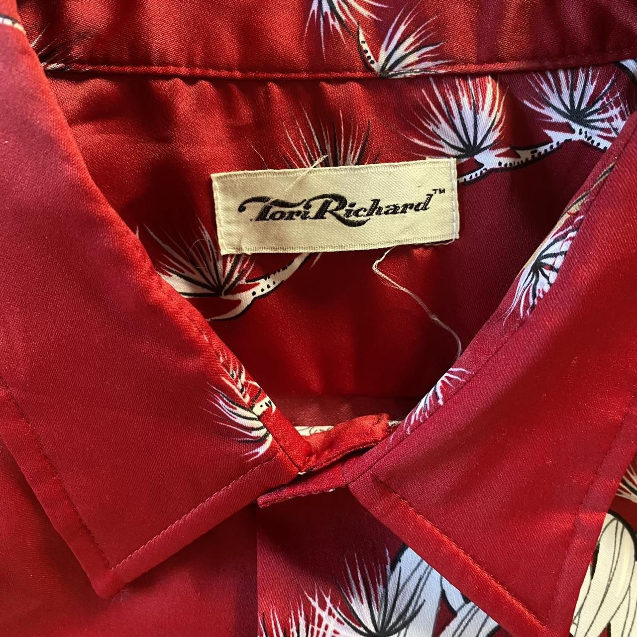 Vintage 70s/80s Tori Richard Asian all over print... - Depop