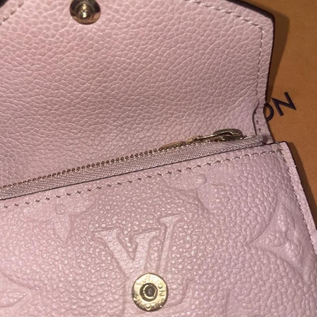 Light pink Louis vuttion card holder great condition... - Depop
