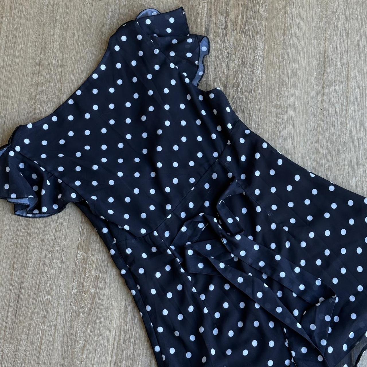 Princess Polly Polka Dot Dress Size 4 Ties in the back | Depop