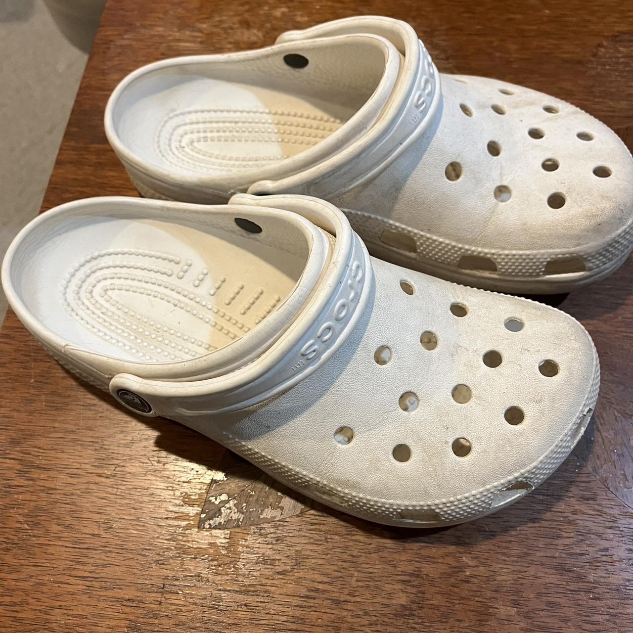 white crocs 6 women’s! - Depop