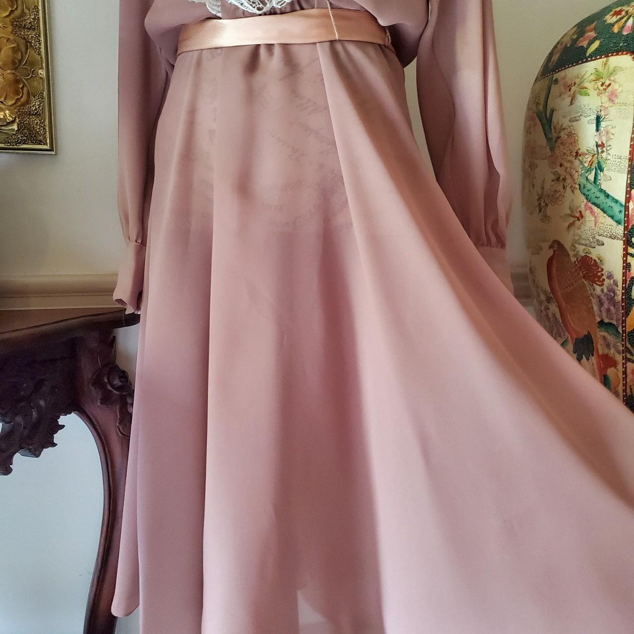 Vintage 70s/80s Ursula of Switzerland sheer lace... - Depop