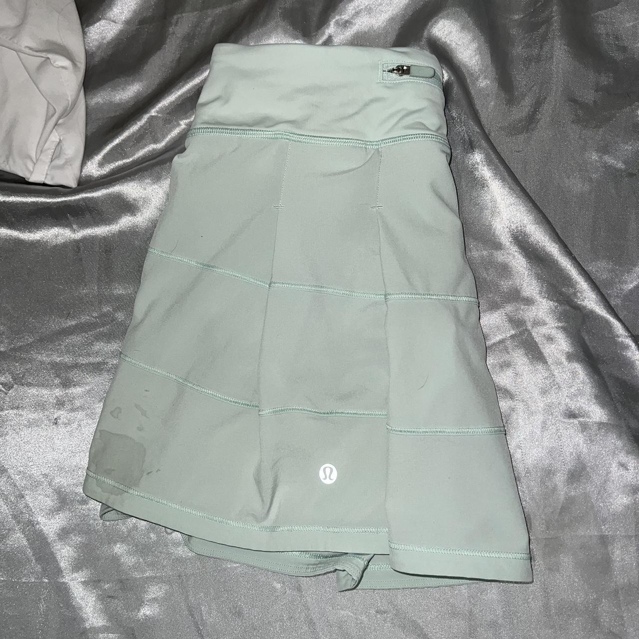 Lululemon delicate mint pace rival skirt, size 4,... - Depop