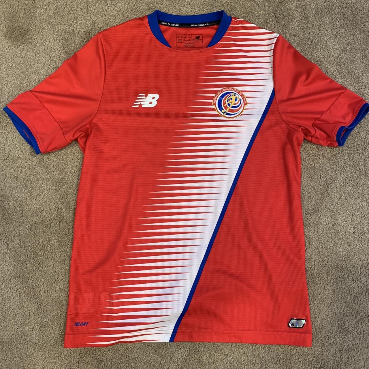 Costa Rica Mens National Team Soccer Jersey Size... - Depop