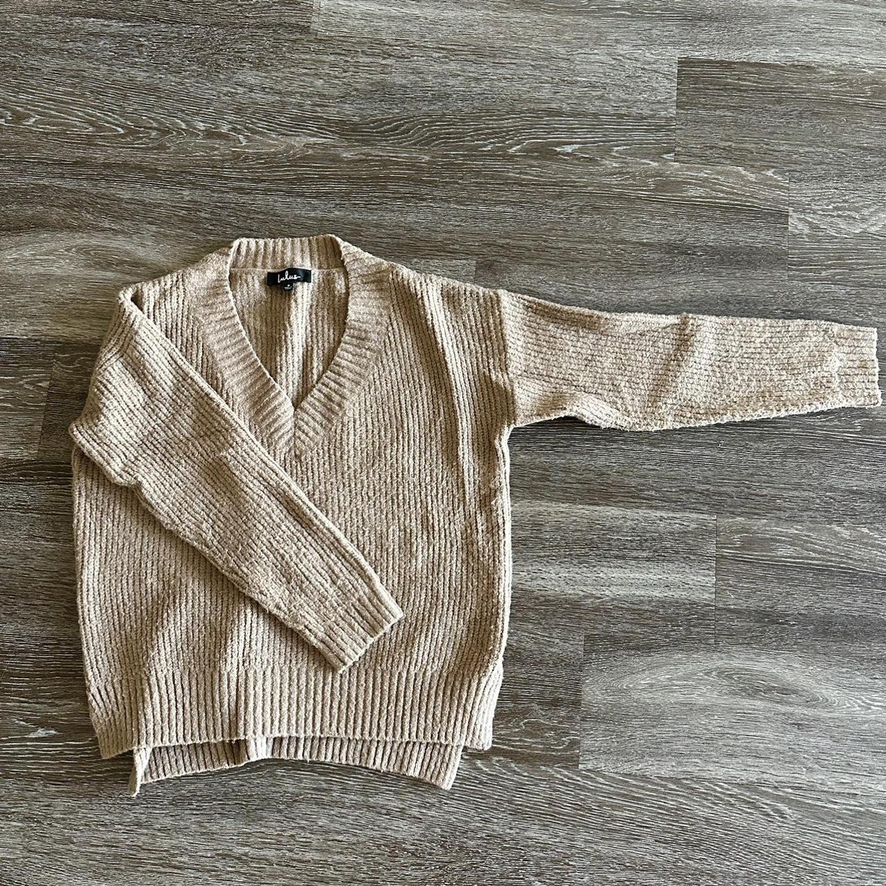 Soft brown sweater from Lulu’s. Size small but... - Depop