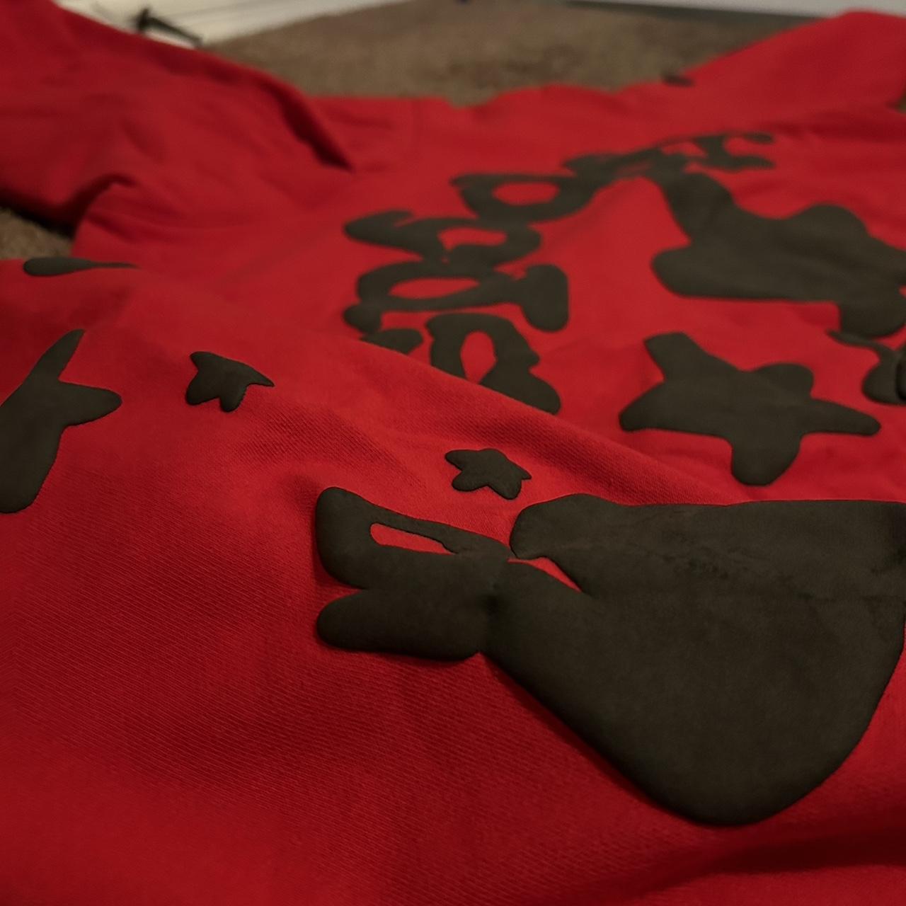 Spider Worldwide Red Beluga Hoodie -Never... - Depop