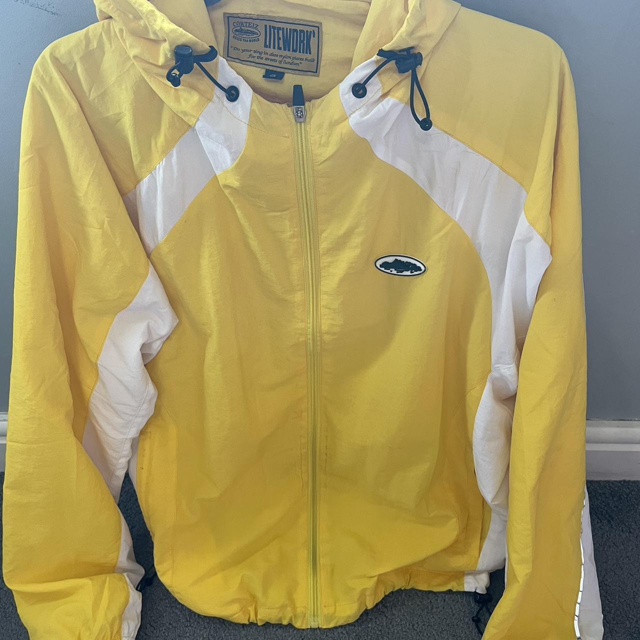 Corteiz RTW Spring Jacket/Windbreaker - Yellow Brand | Depop Corteiz RTW Spring Jacket/Windbreaker - Yellow Brand | Depop