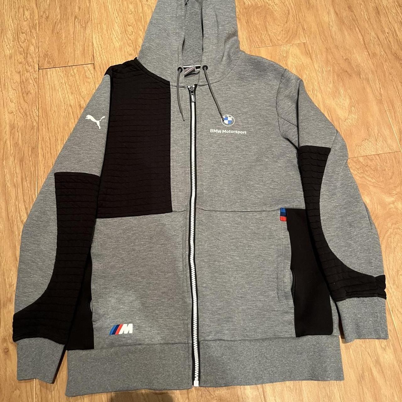 Puma/bmw zip up jacket size meduim barley worn - Depop