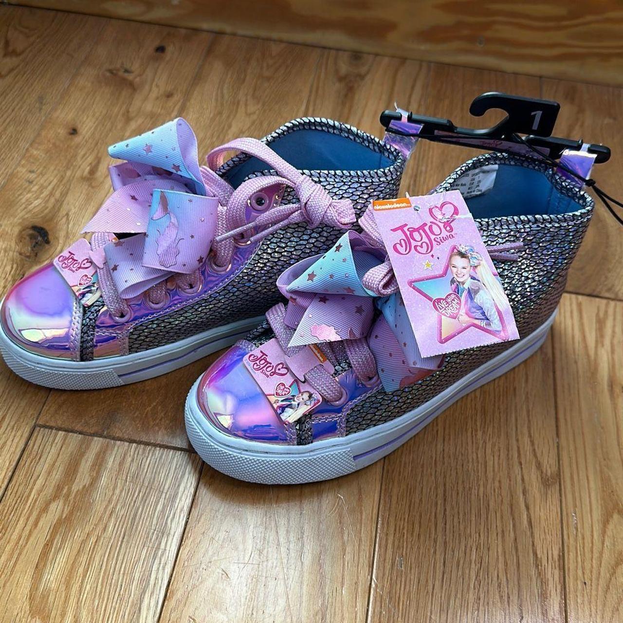 Nickelodeon Jojo Siwa Mermaid Scales High Top Shoe.... - Depop