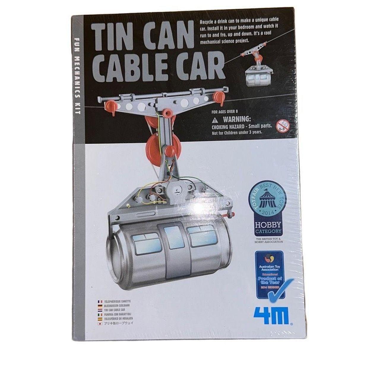 Tin Can Cable Car Educational Build Gift Hobby... - Depop