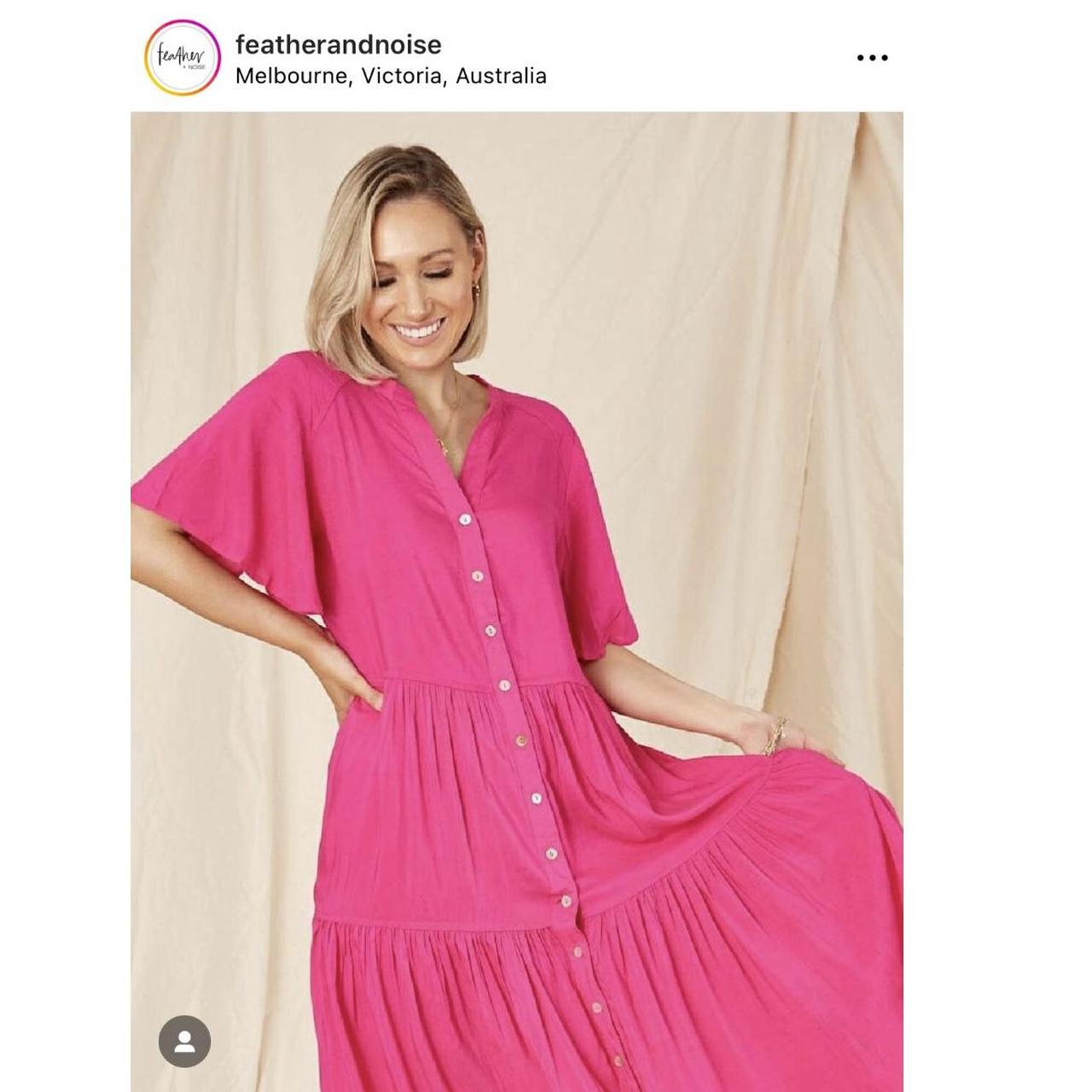 MILLY DRESS - in the colour FUSCHIA SIZE 8... - Depop