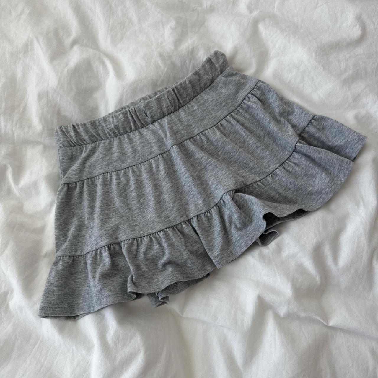 Cat and Jack Grey Ruffle Skirt Labeled kids S, fits... - Depop