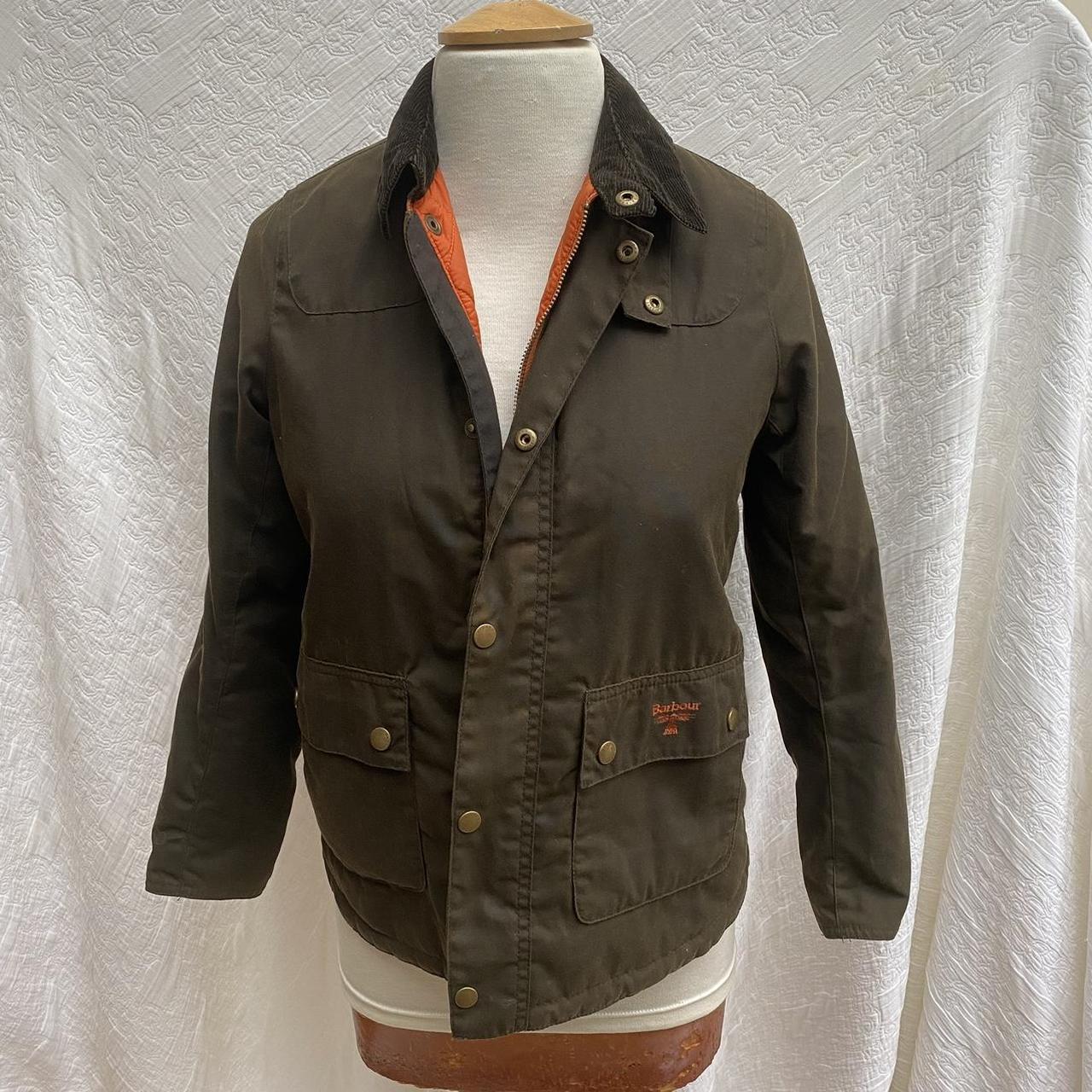Barbour waxed jacket size large (kids) condition... - Depop