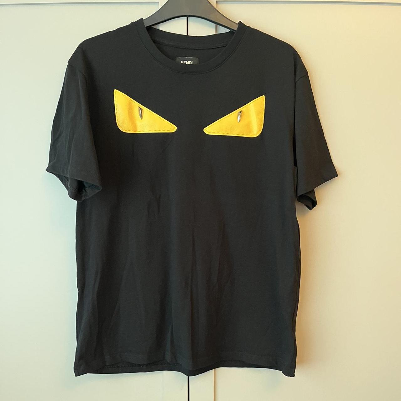 Fendi eyes tee Worn once or twice just too small... - Depop