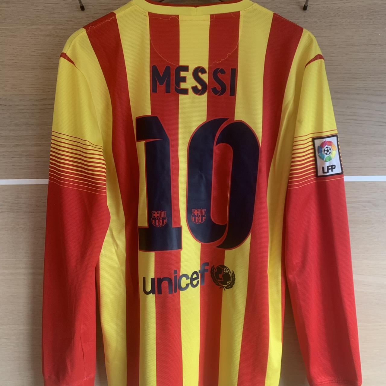 2013-2014 FC Barcelona Football Shirt - Messi... - Depop