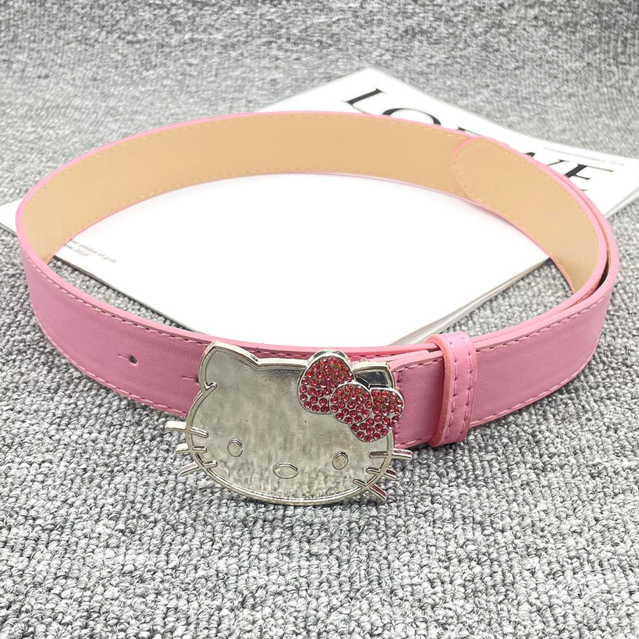 Hello Kitty Belt Material Faux Leather Length 41... - Depop