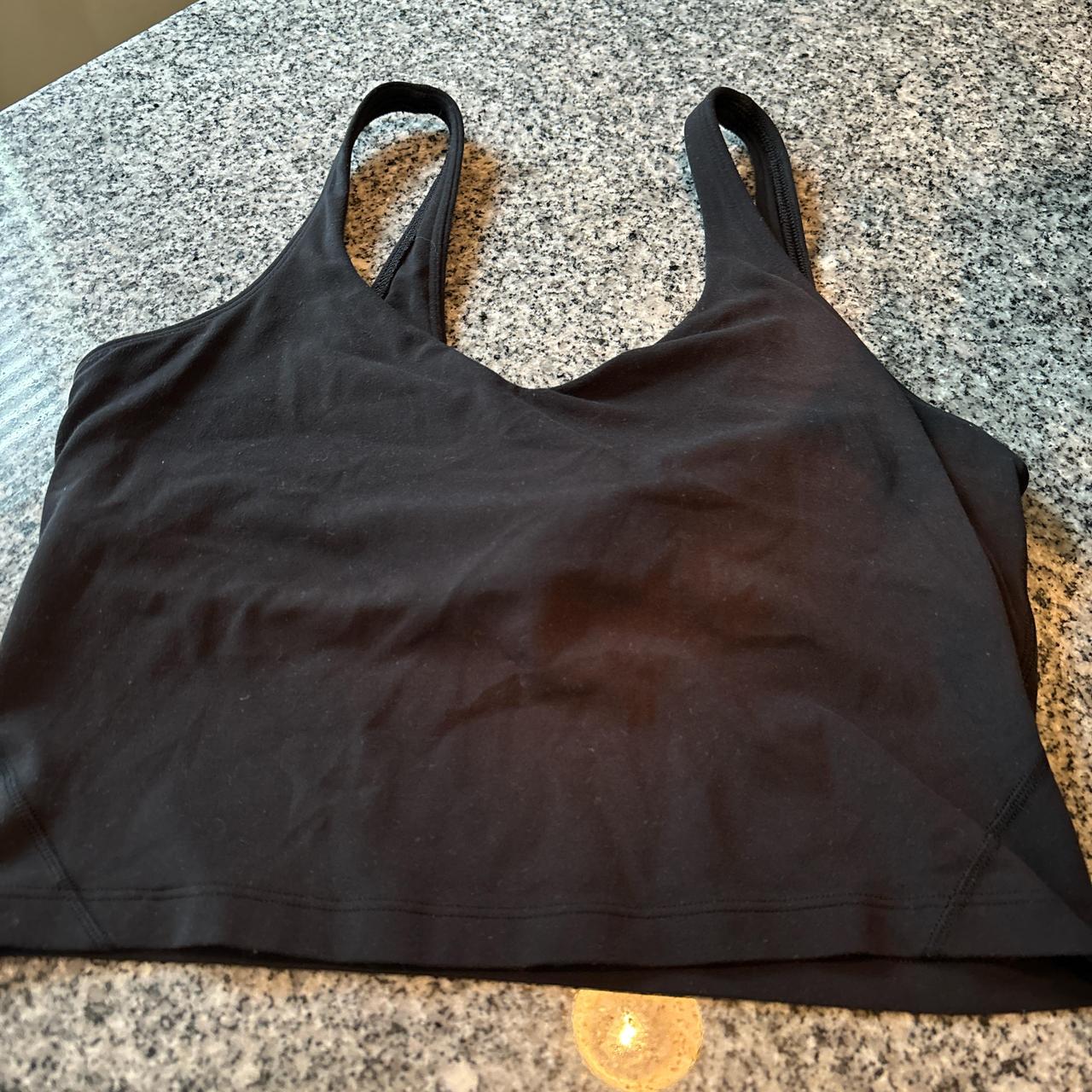 Black align tank, only worn a few times - Depop