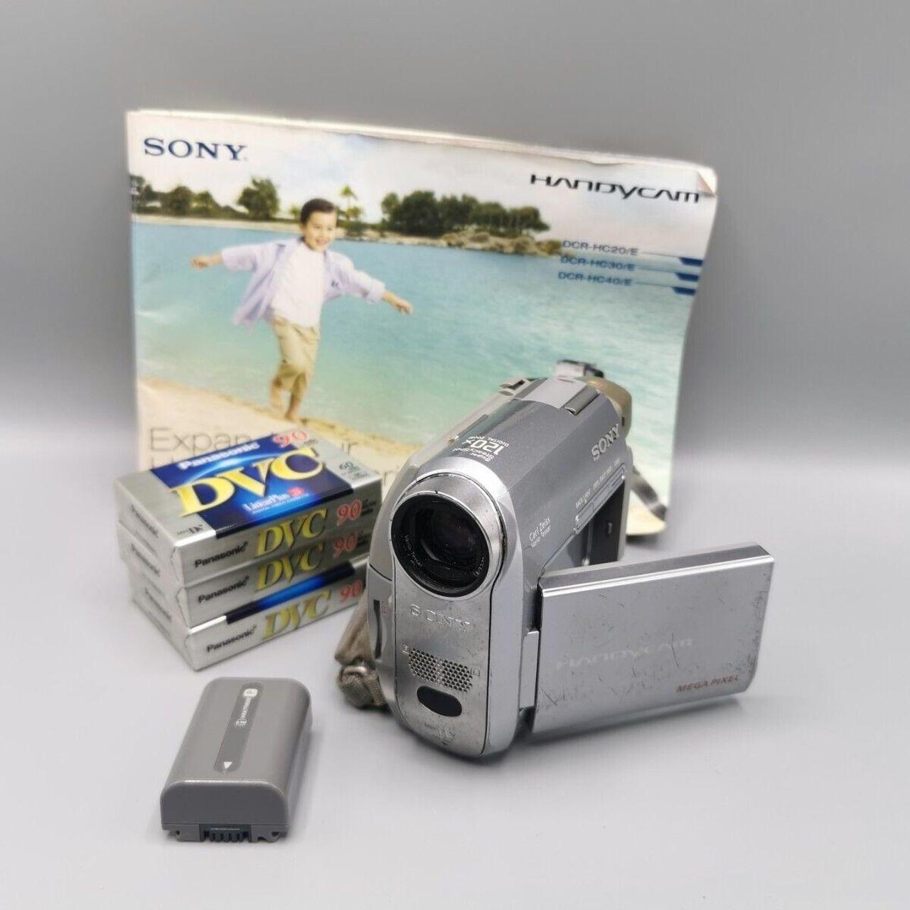 This Sony Handycam DCR-HC40E PAL Mini DV Camcorder... - Depop
