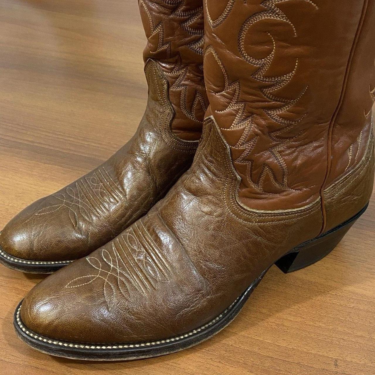Vintage Nocona 37200 Cowboy Boots Men’s Size 10 B -... | Depop