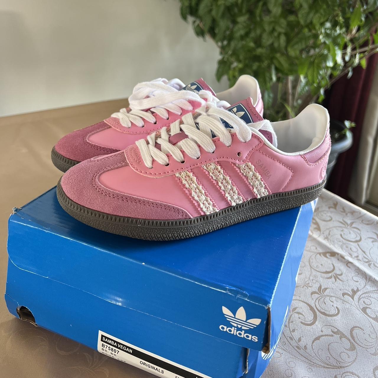 Pink Adidas Sambas Brand New with Box Women’s... - Depop