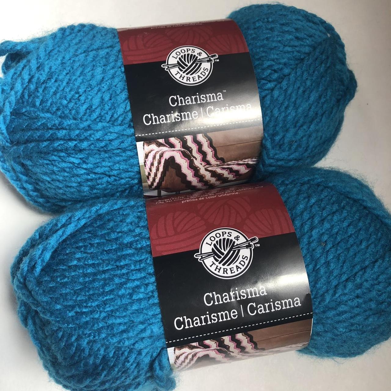 Charisma Soft Yarn by Loops & Threads Color Electric... - Depop