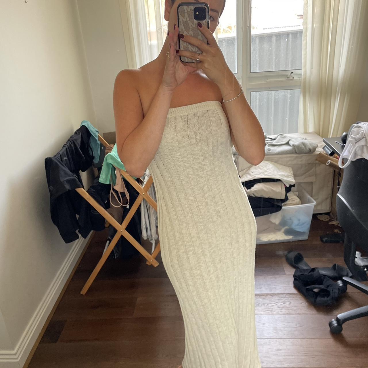 VENROY knit tube dress size M - Depop