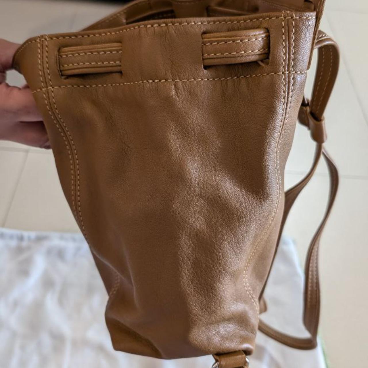 Longchamp le pliage cuir metis leather backpack - Depop