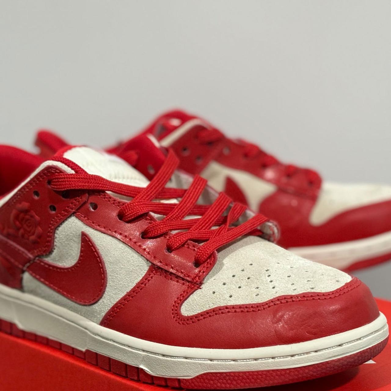 Nike Dunk Low Red Roses Women's Size US 7.5 =Men's... | Depop