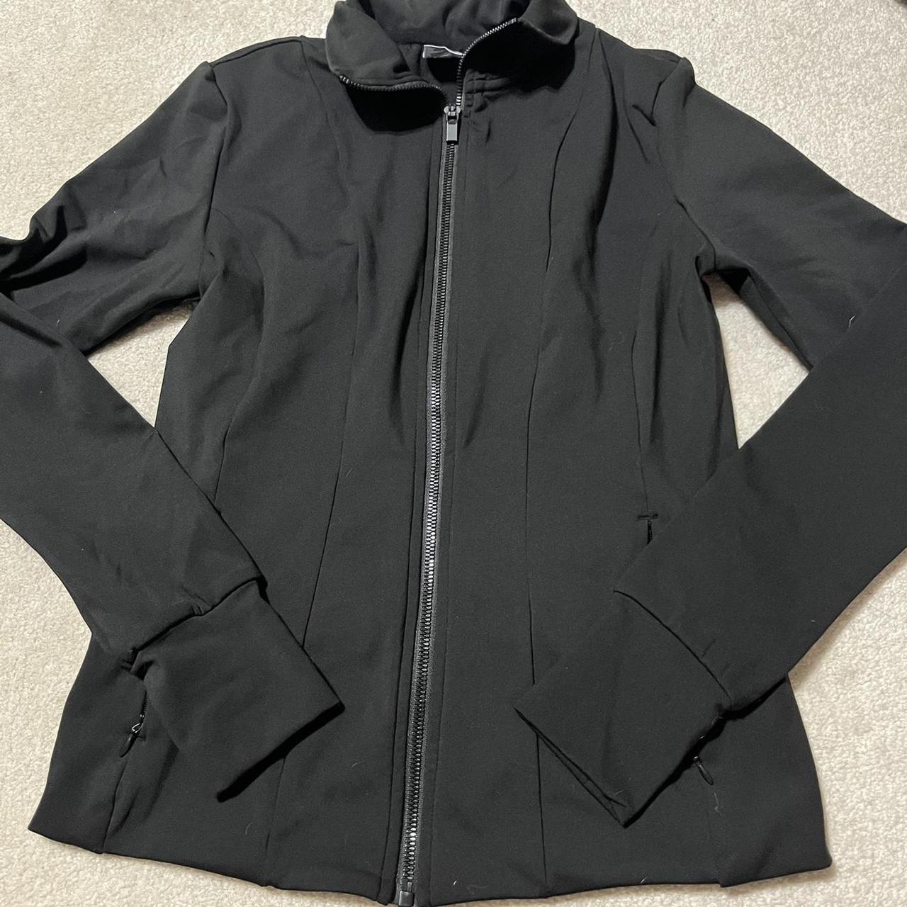 Compression jacket So cute n makes you look snatched... - Depop