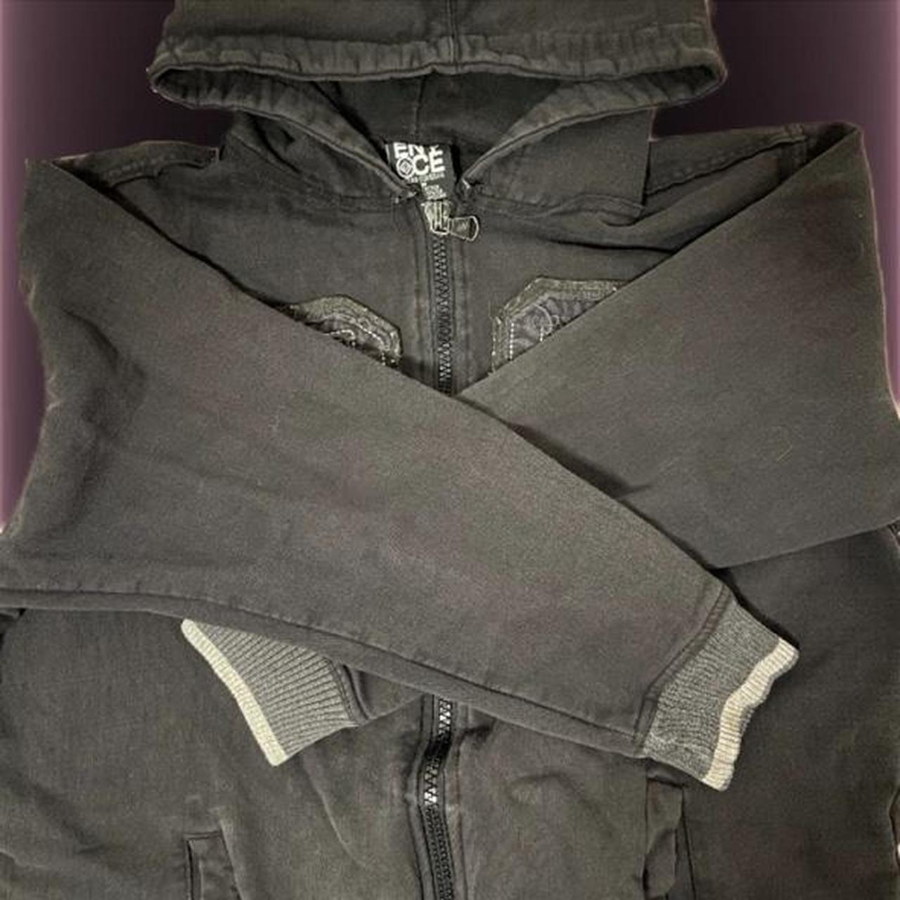 Black and grey Enyce jacket with design in... - Depop