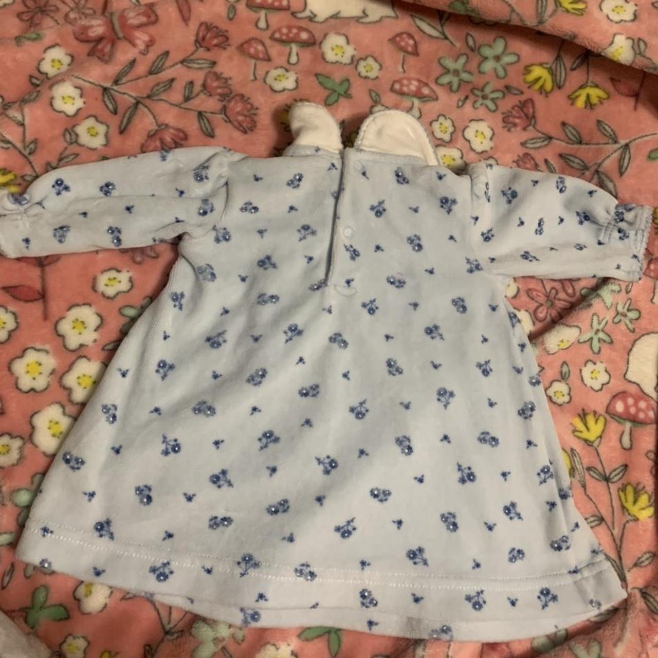 Carter's Blue and White Dress | Depop