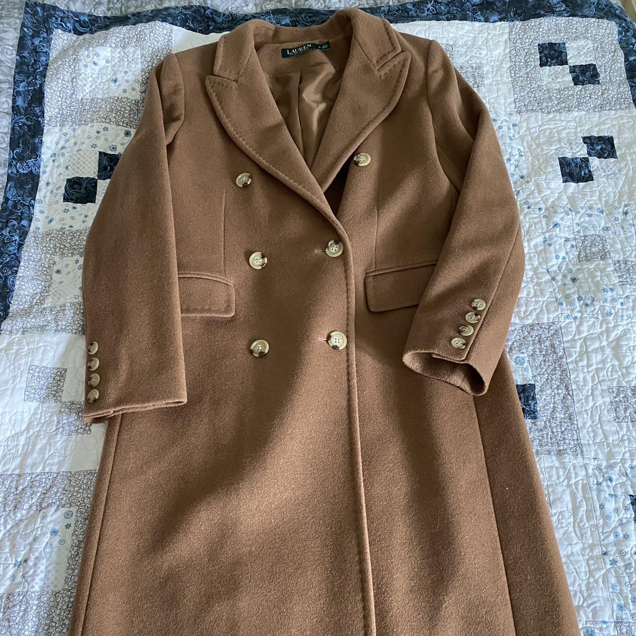 Ralph Lauren wool blend coat. This coat has never... - Depop