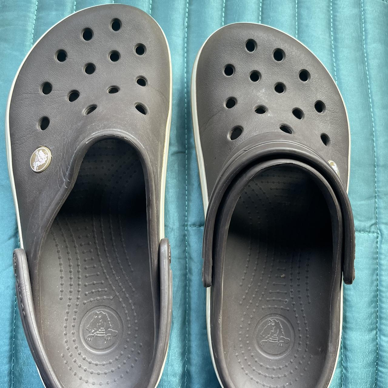Brown crocs worn a couple of times size 6 - Depop