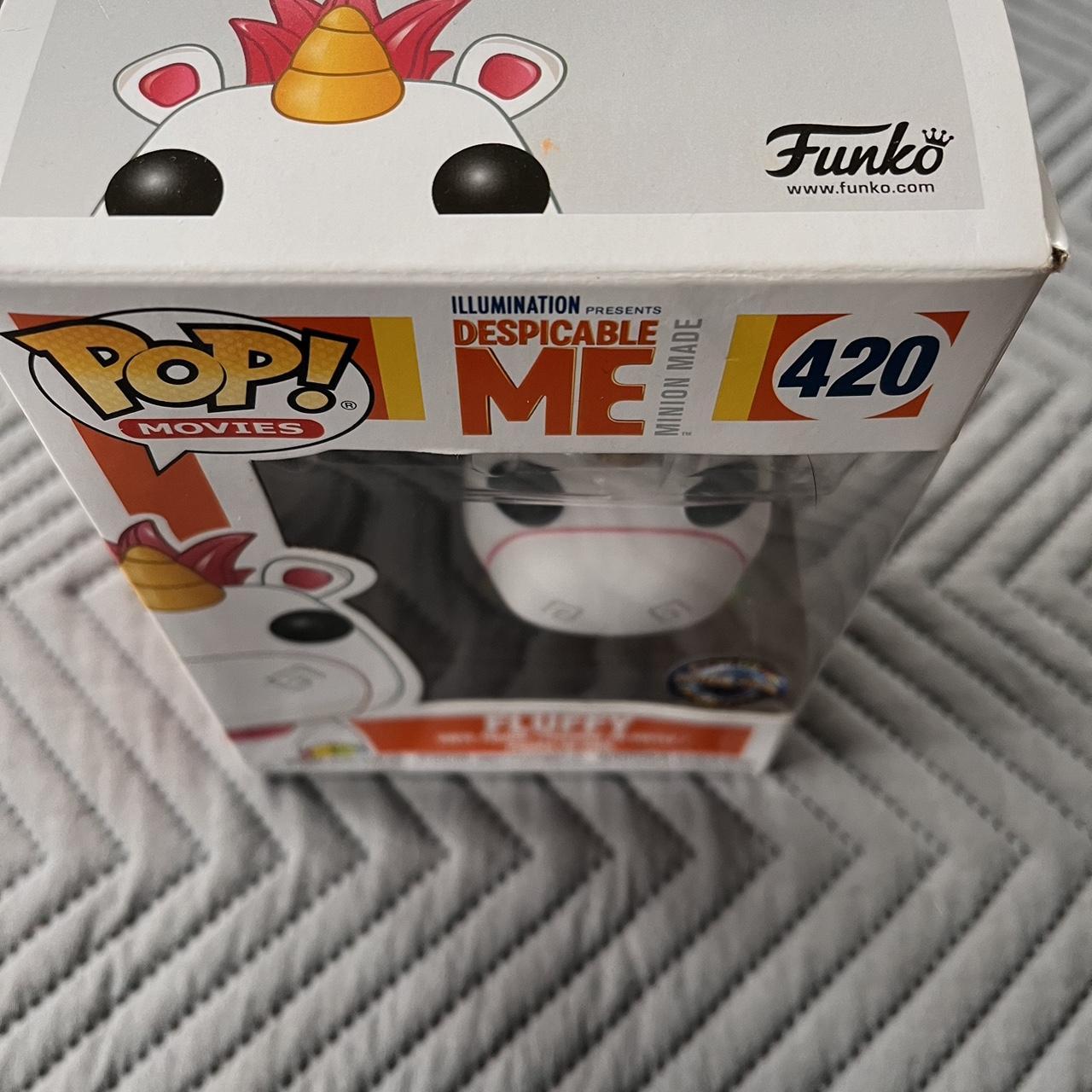 Fluffy Funko Pop Despicable Me #fluffy #unicicorn - Depop Fluffy Funko Pop Despicable Me #fluffy #unicicorn - Depop