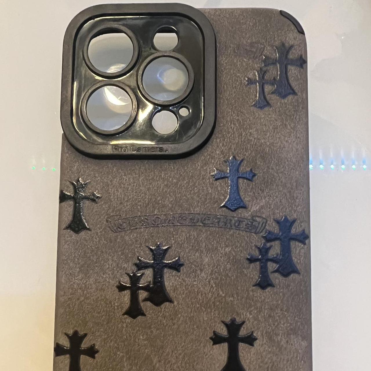 iPhone 13 Pro Chrome Hearts Phone case - Depop